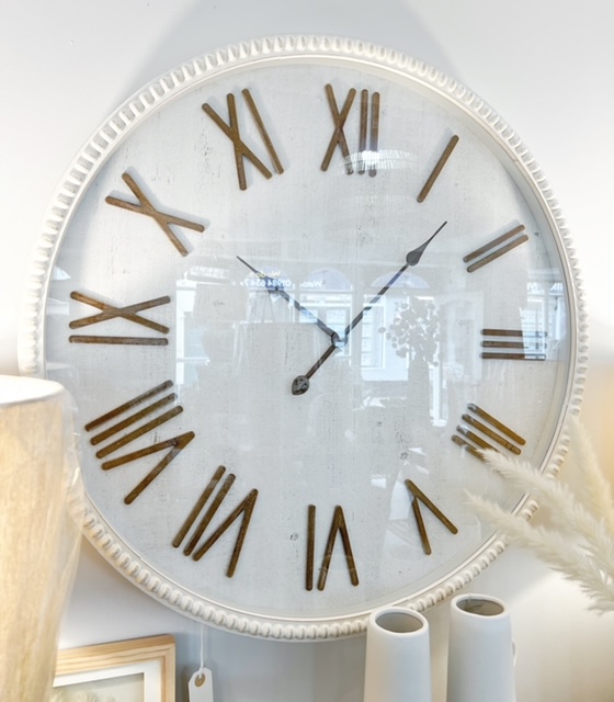 Stunning very large statement beaded frame glazed clock - Perfectly ...